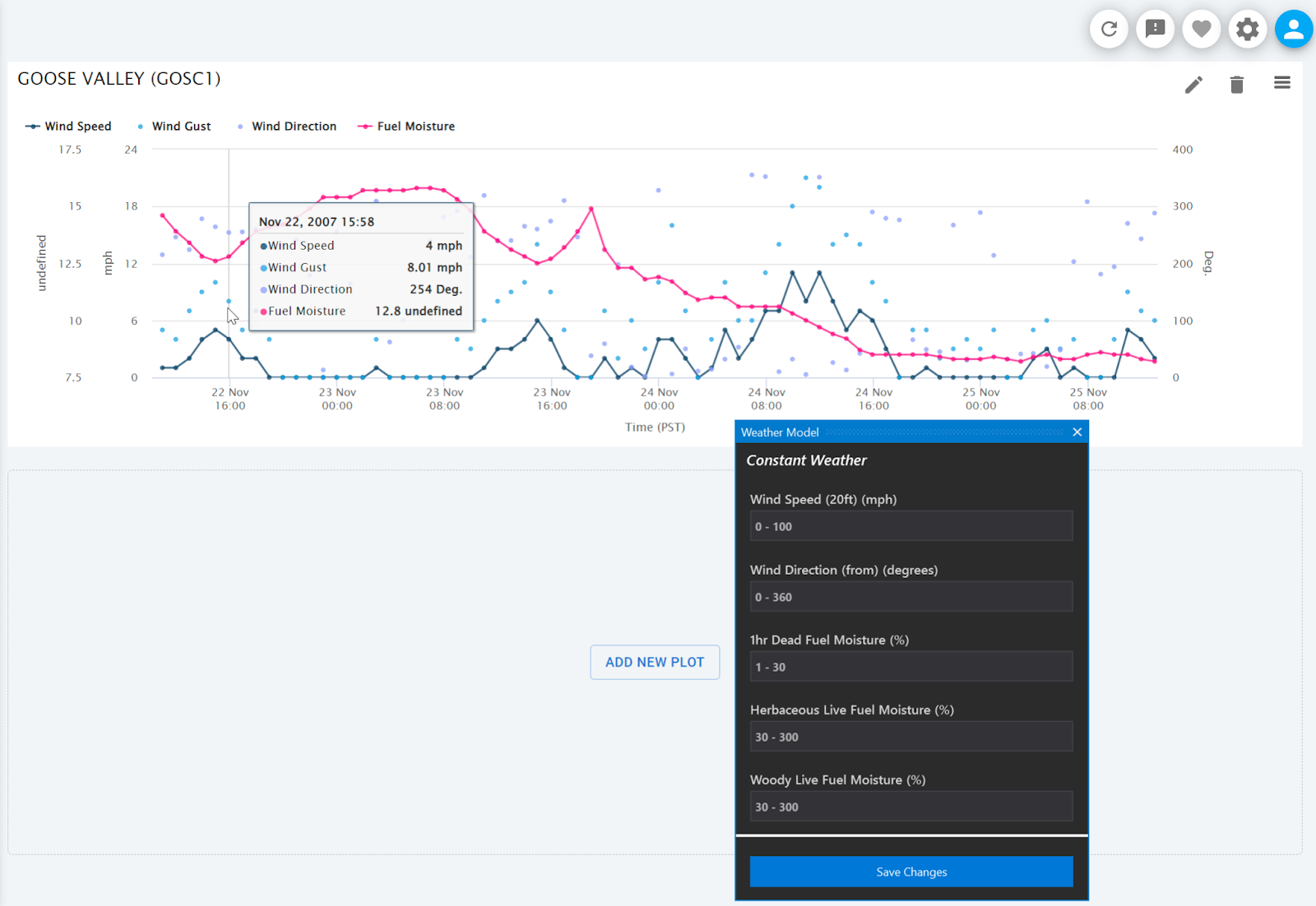 Running a Simulation with Weather Station Data