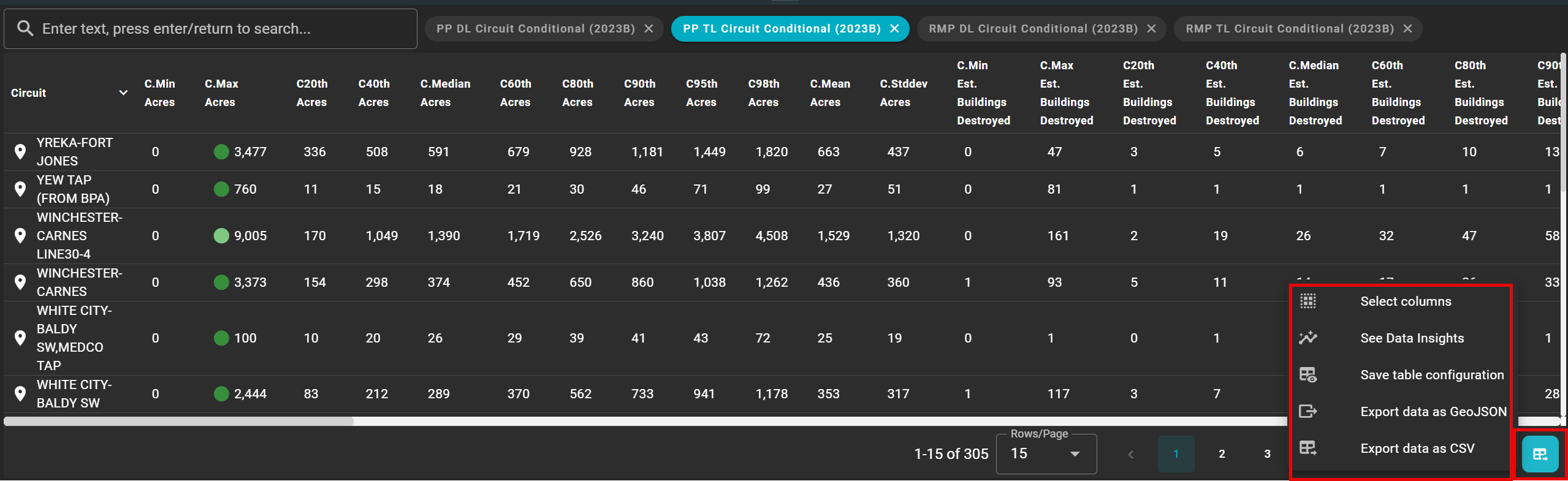 Export and Save Options